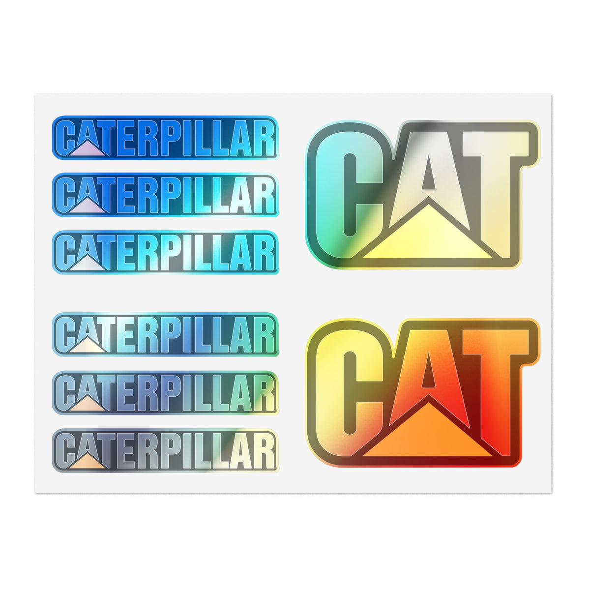 CAT Caterpillar Bundle Decals / 8pcs for Interior & exterior applicati ...