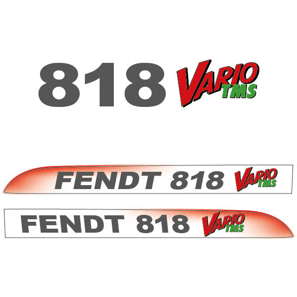 Fendt 818 Vario TMS tractor decal aufkleber adesivo sticker – Decal ...