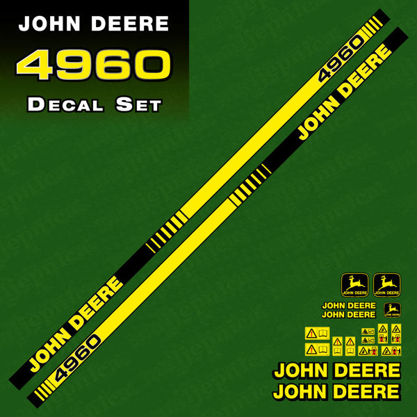 John Deere 4960 Tractor Decal (Sticker) Set – Decal Works Ltd