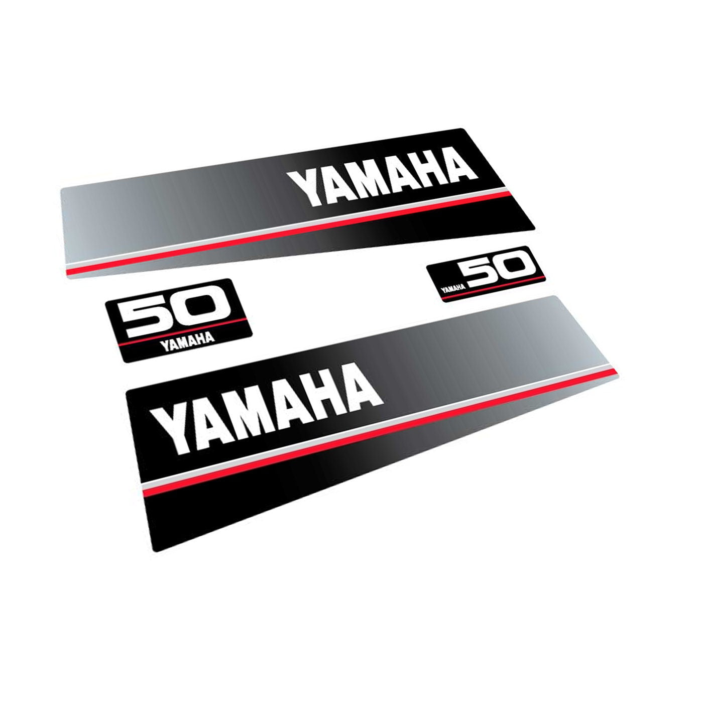 Yamaha 50 (1991) Outboard Decal Sticker Set – Decal Works Ltd