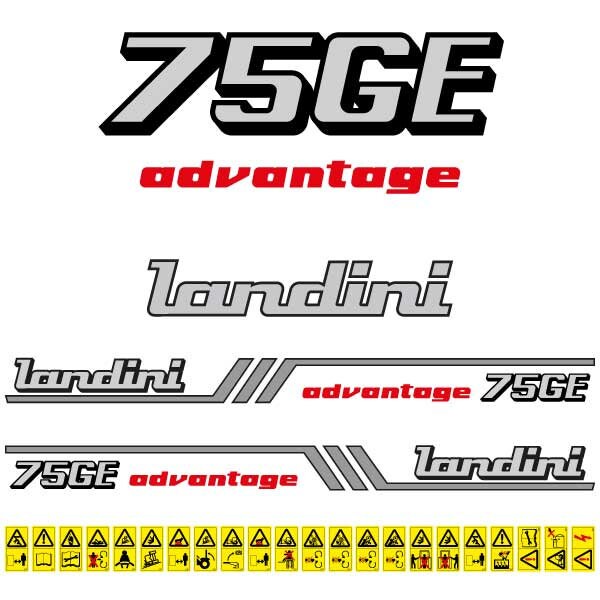 Landini Advantage 75GE Aftermarket Replacement Tractor Decal (Sticker ...